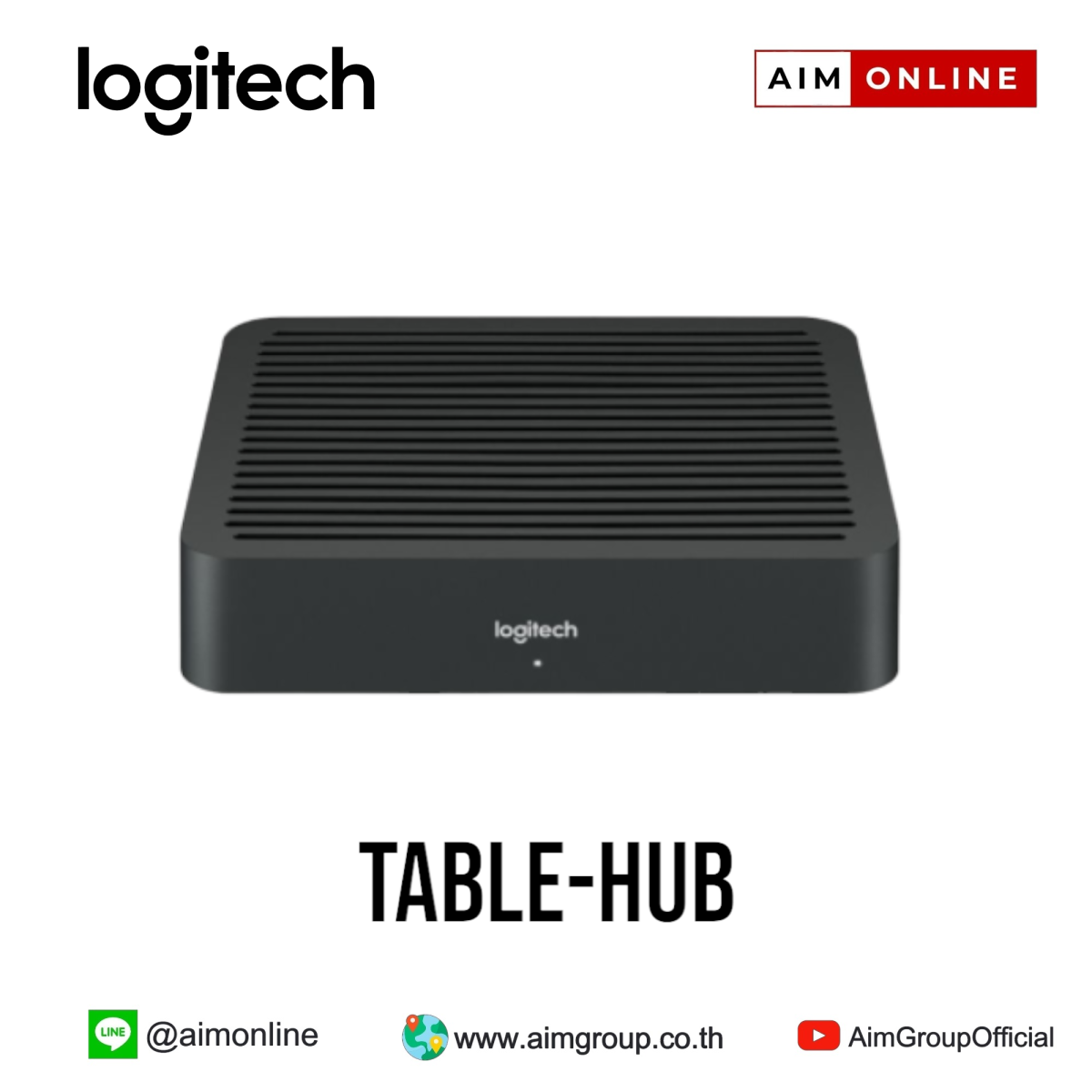 TABLE-HUB Logitech Rally Ultra-HD ราคาพิเศษสำหรับงานโครงการ - aimgroup