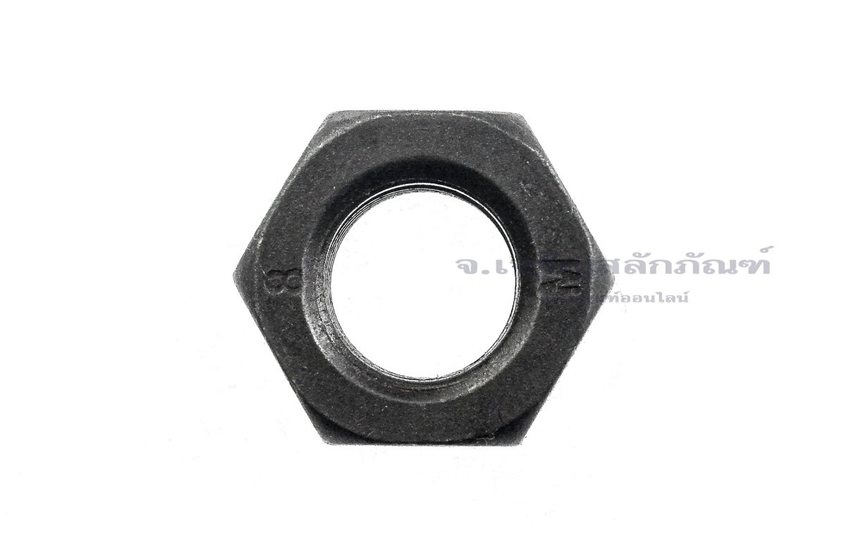 หัวน็อตดำ Hex Nut 7/16" เกลียว 20 - UNF (หัวน็อตเบอร์ 18) - jspstore