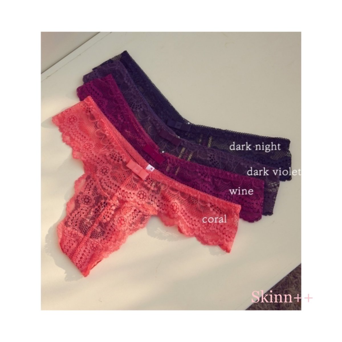 T-back Lace Panty (Made in Korea) - skinnintimate