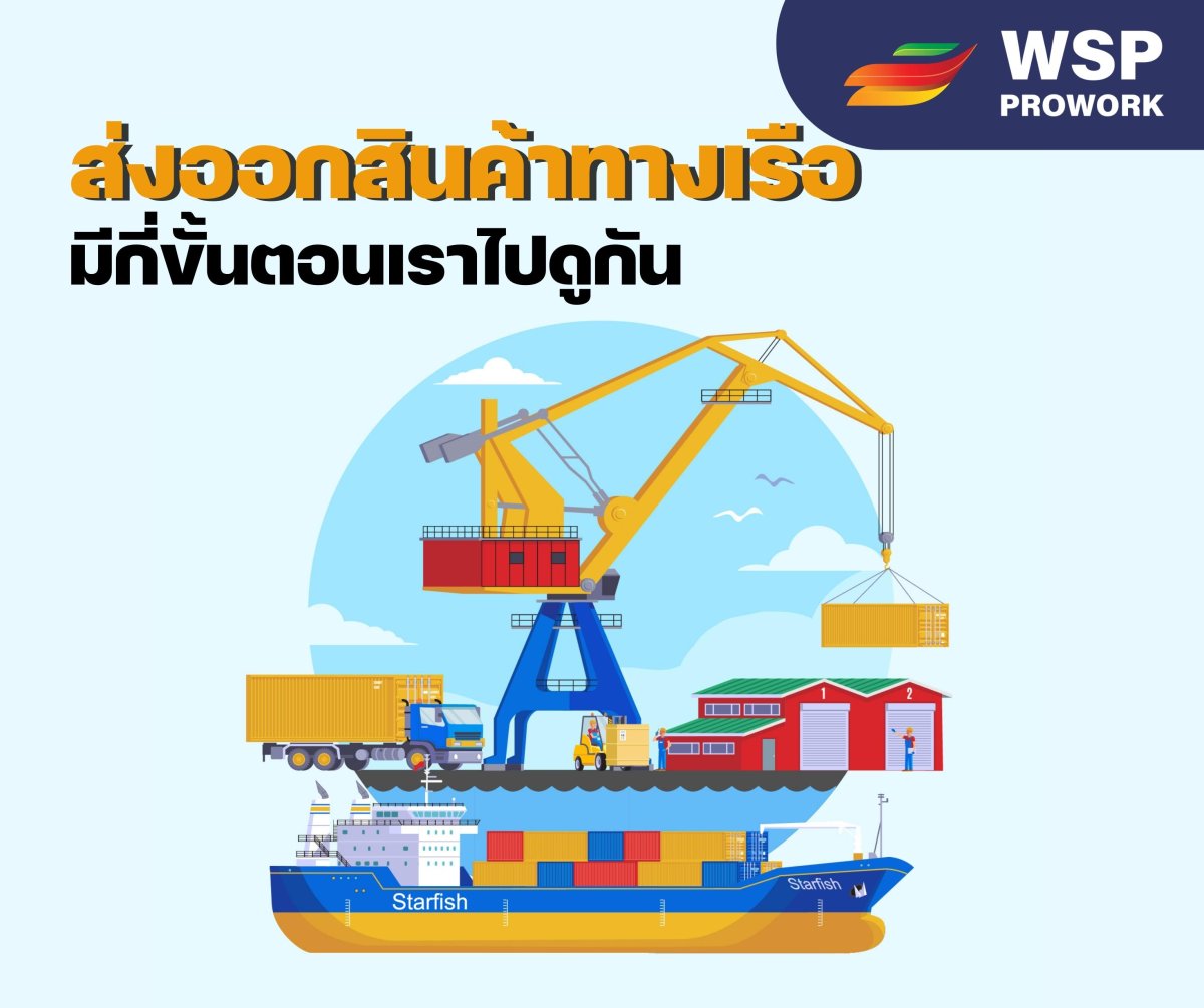 How many steps does it take to export goods by ship? - wspprowork