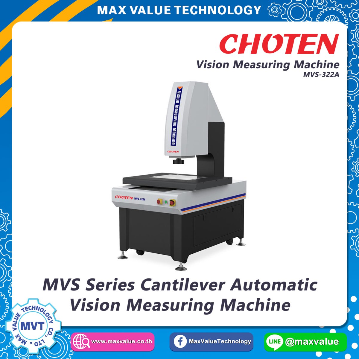 MVS Series Cantilever Automatic Vision Measuring Machine - maxvalue