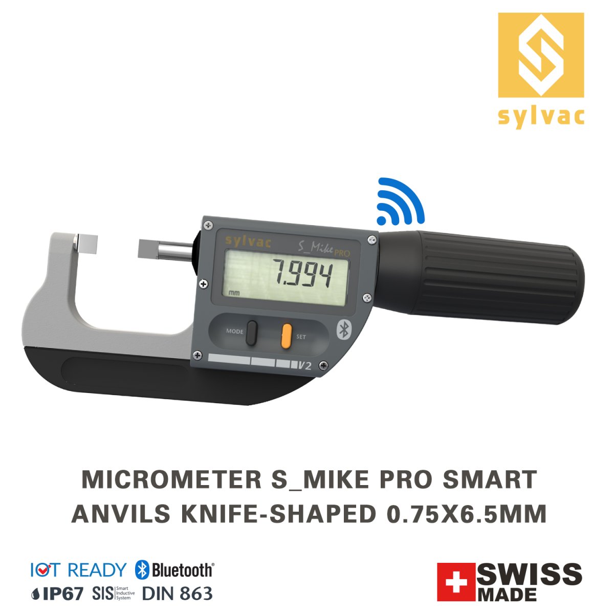 Micrometer S_Mike PRO Knife Smart - maxvalue