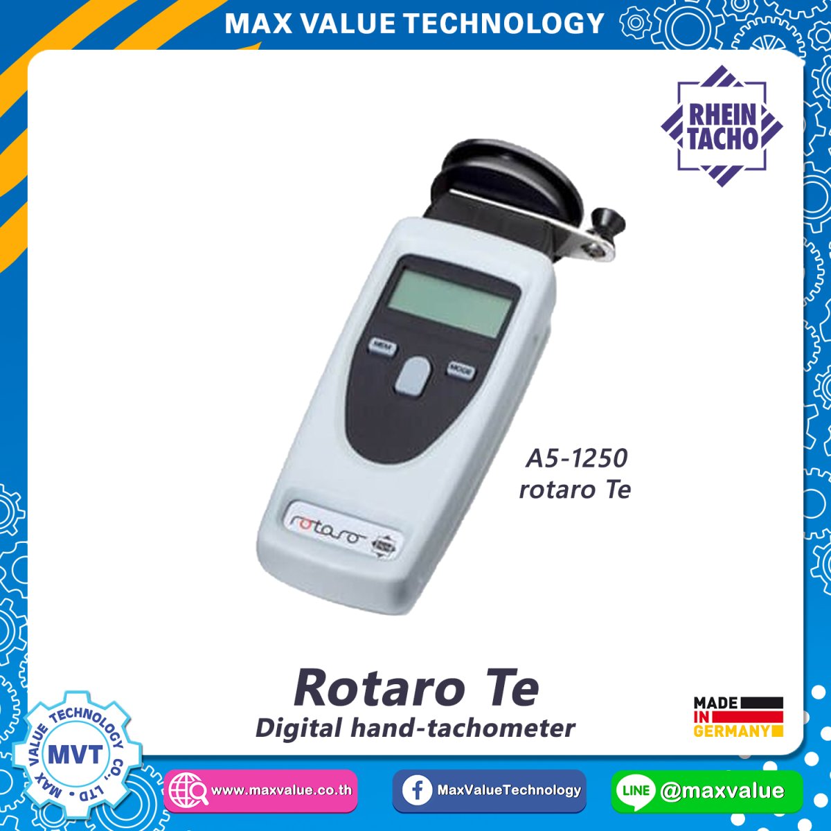 Digital hand-tachometer rotaro Te - maxvalue