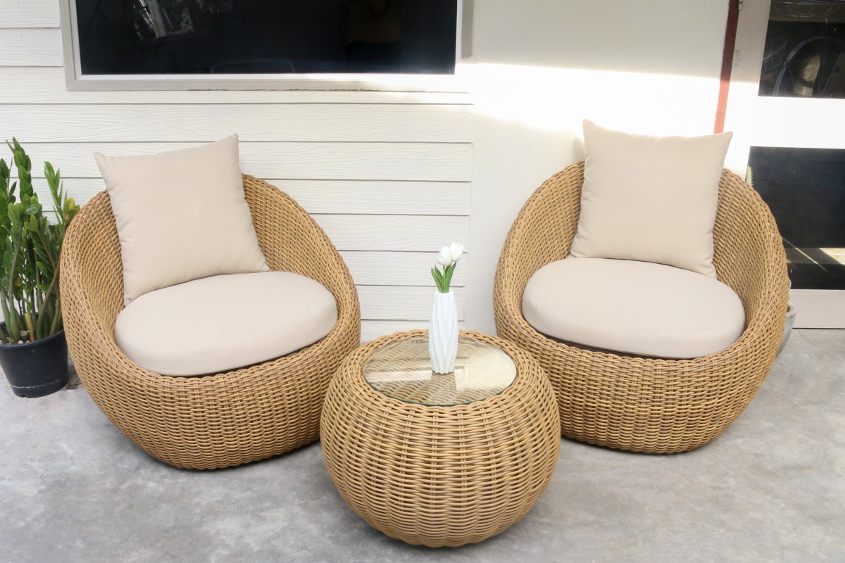 Rattan Balcony Set - allmakerdesign