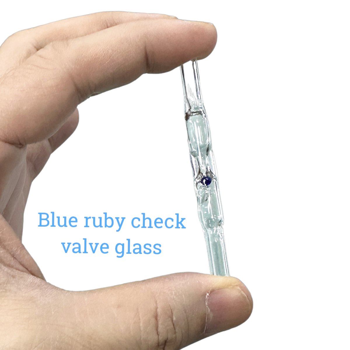 Blue ruby check valve glass - atlantis-jj-market