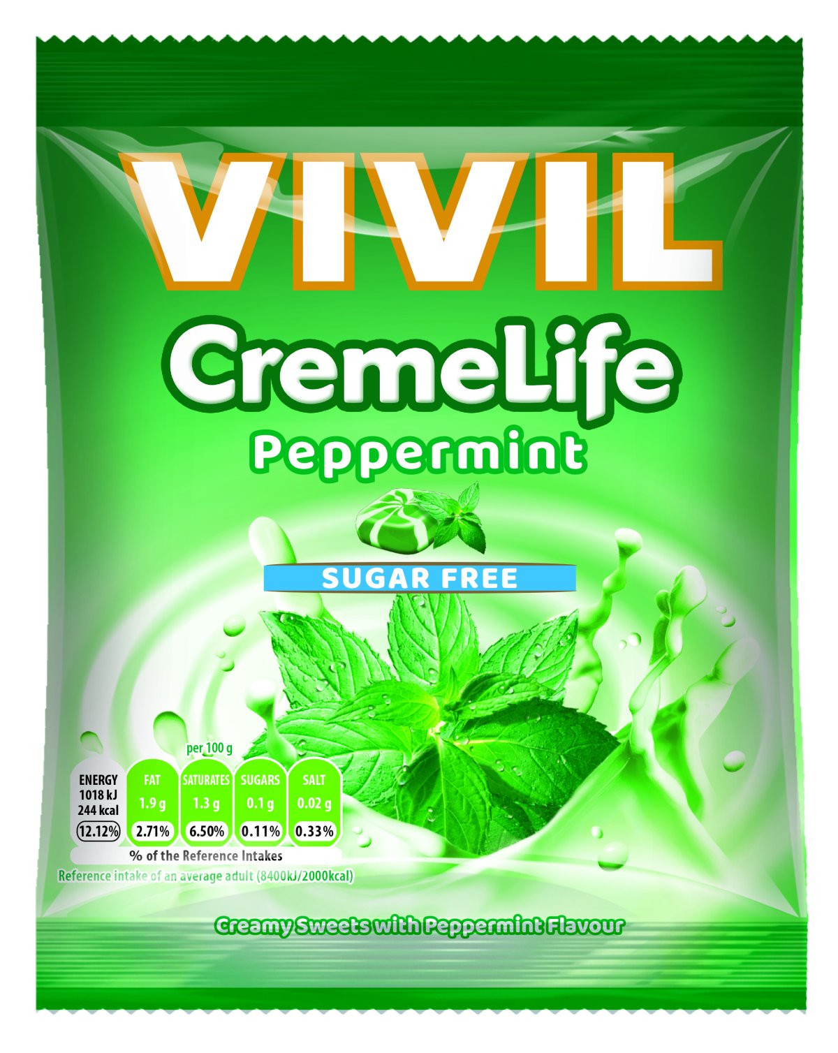 VIVIL Sugar Free Peppermint 60g - hamkok