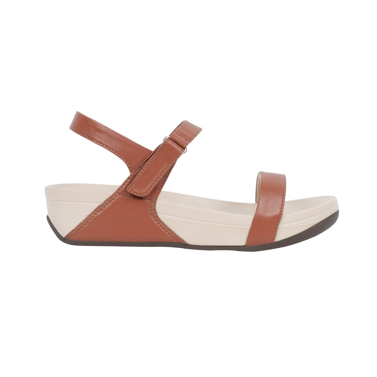Tan Double Strap Sling Back - belldilar