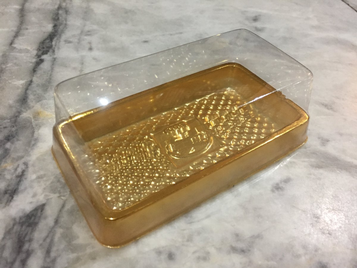 B009 Rectangle Plastic Cake Box DIA: 120x70x40 mm@50 - bakeryland