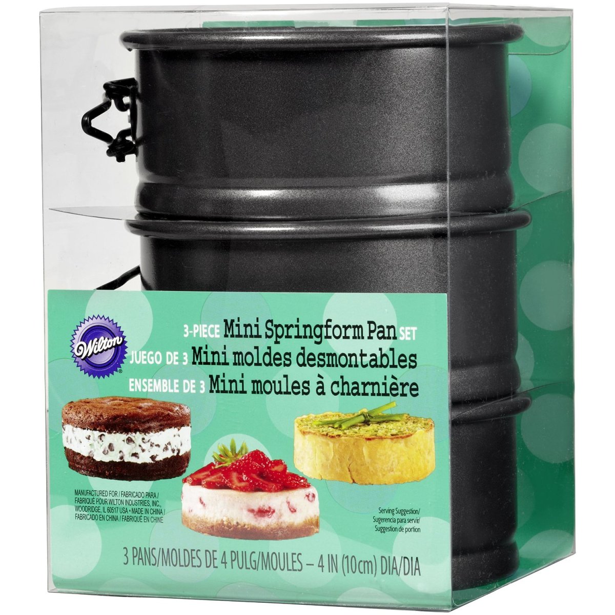 2105-2174 Wilton 3PC MINI SPRINGFORM SET - bakeryland