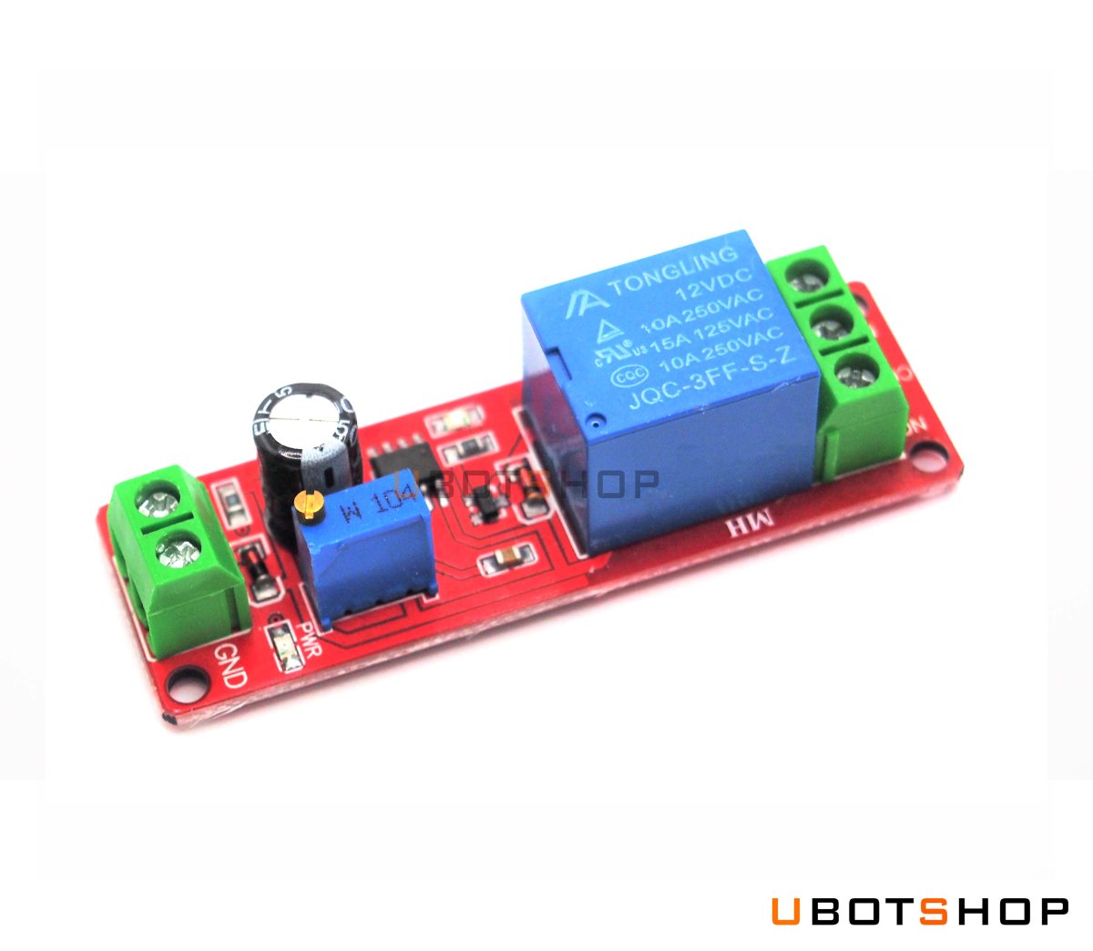 555 Timer Module with 12v Relay (SM0038) - ubotshop