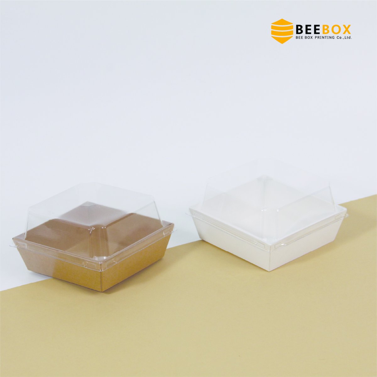 กล่องจัตุรัสเล็กขาว - beeboxpp