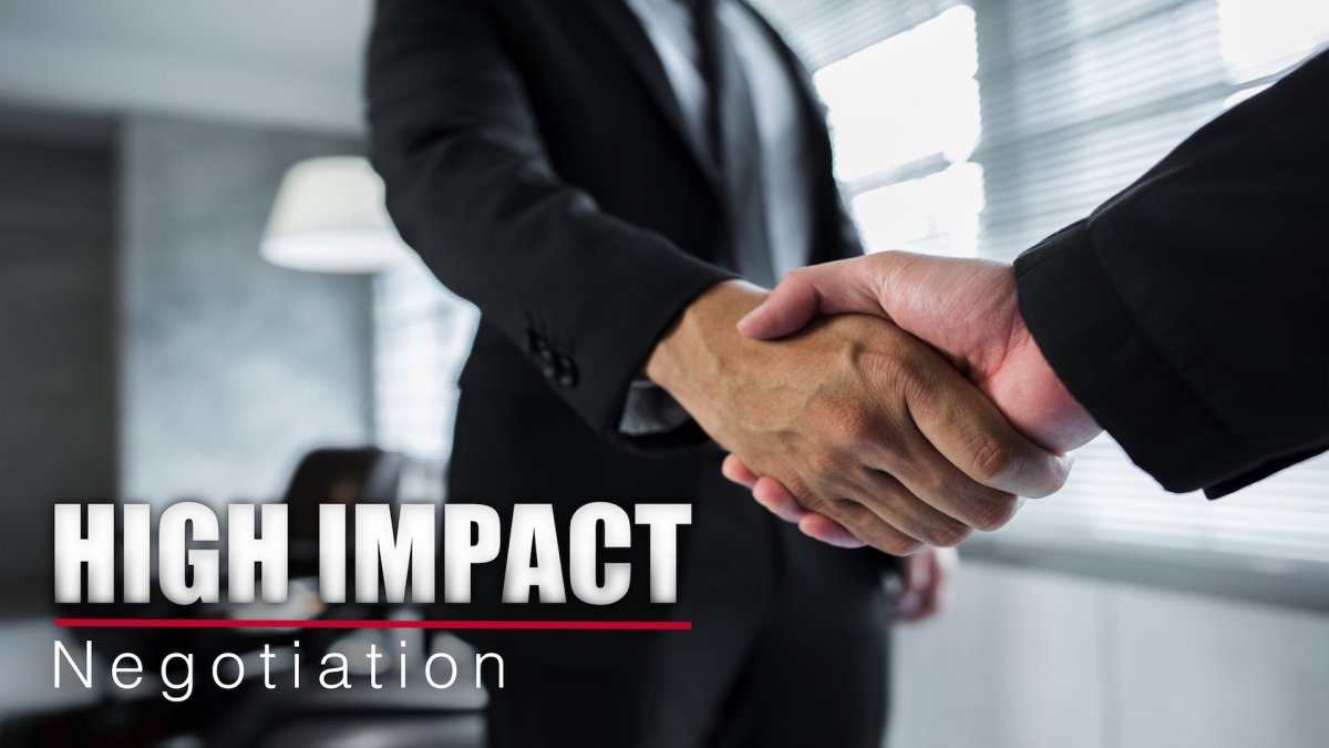 High Impact Negotiation - peoplevalue