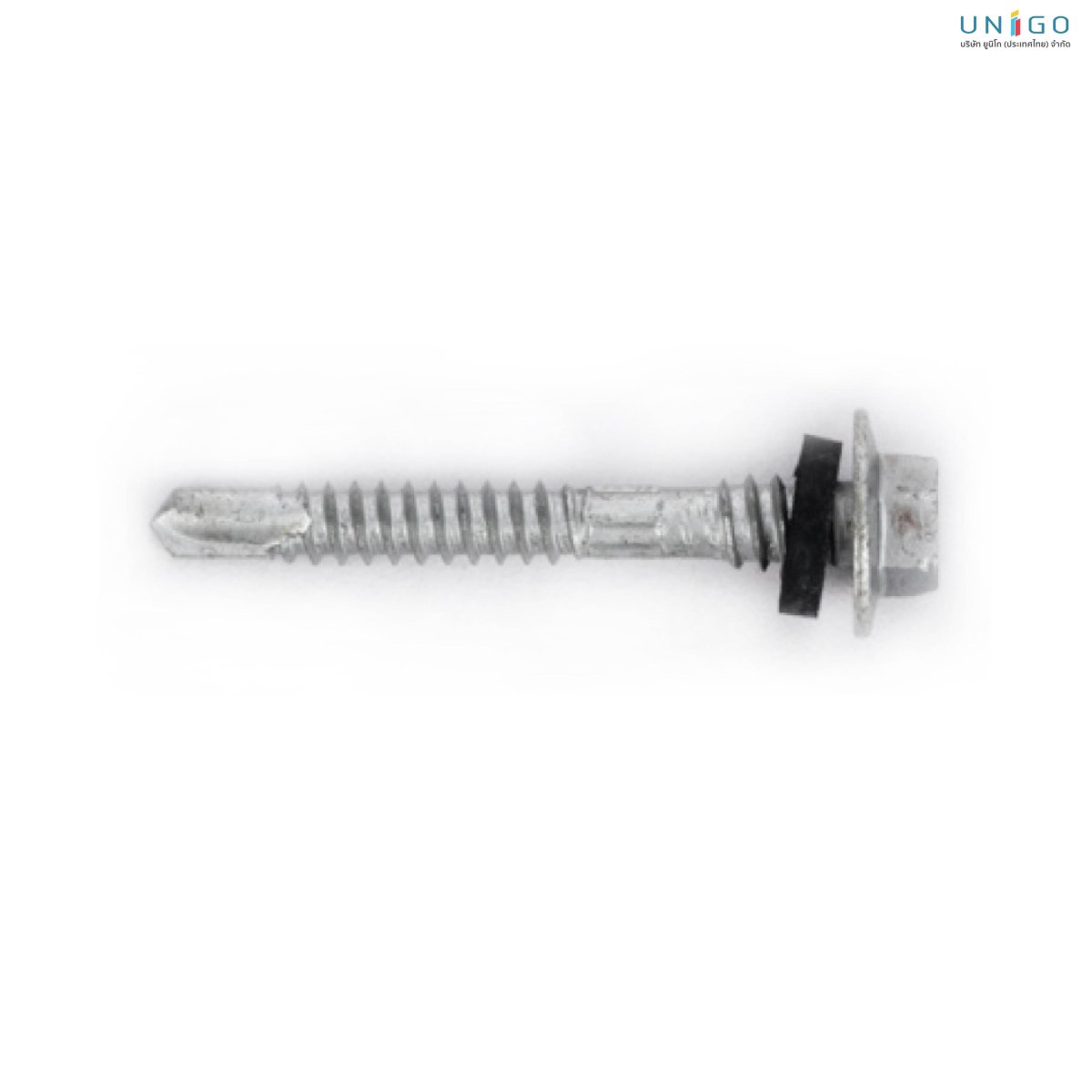 HEX HEAD SELF DRILLING SCREW WITH RIB - unigo