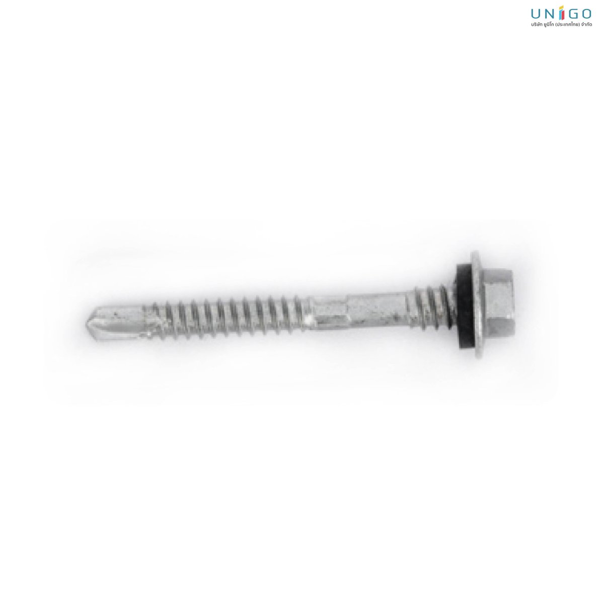 HEX HEAD SELF DRILLING SCREW WITH RIB - unigo