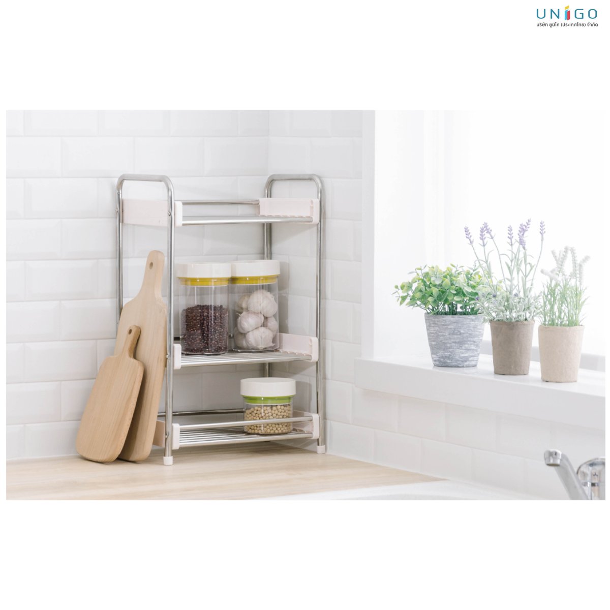1-Tier Shelf (Size L) - unigo