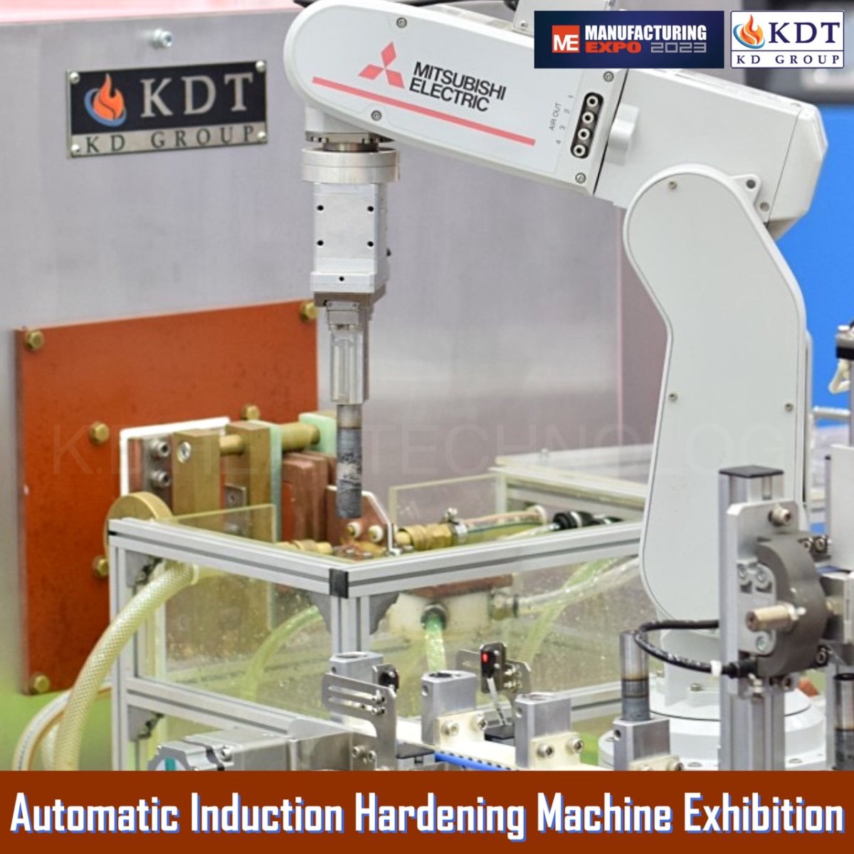 K.D. HEAT TECHNOLOGY Exhibition Automatic Induction Hardening Machine. - kdheat