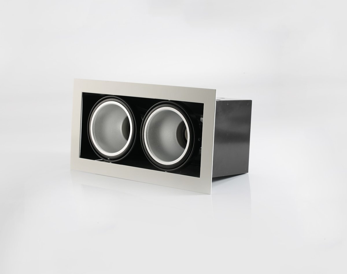 RECESSED DOWNLIGHT SQUARE 2xE27 fixture - lightgallerydesign