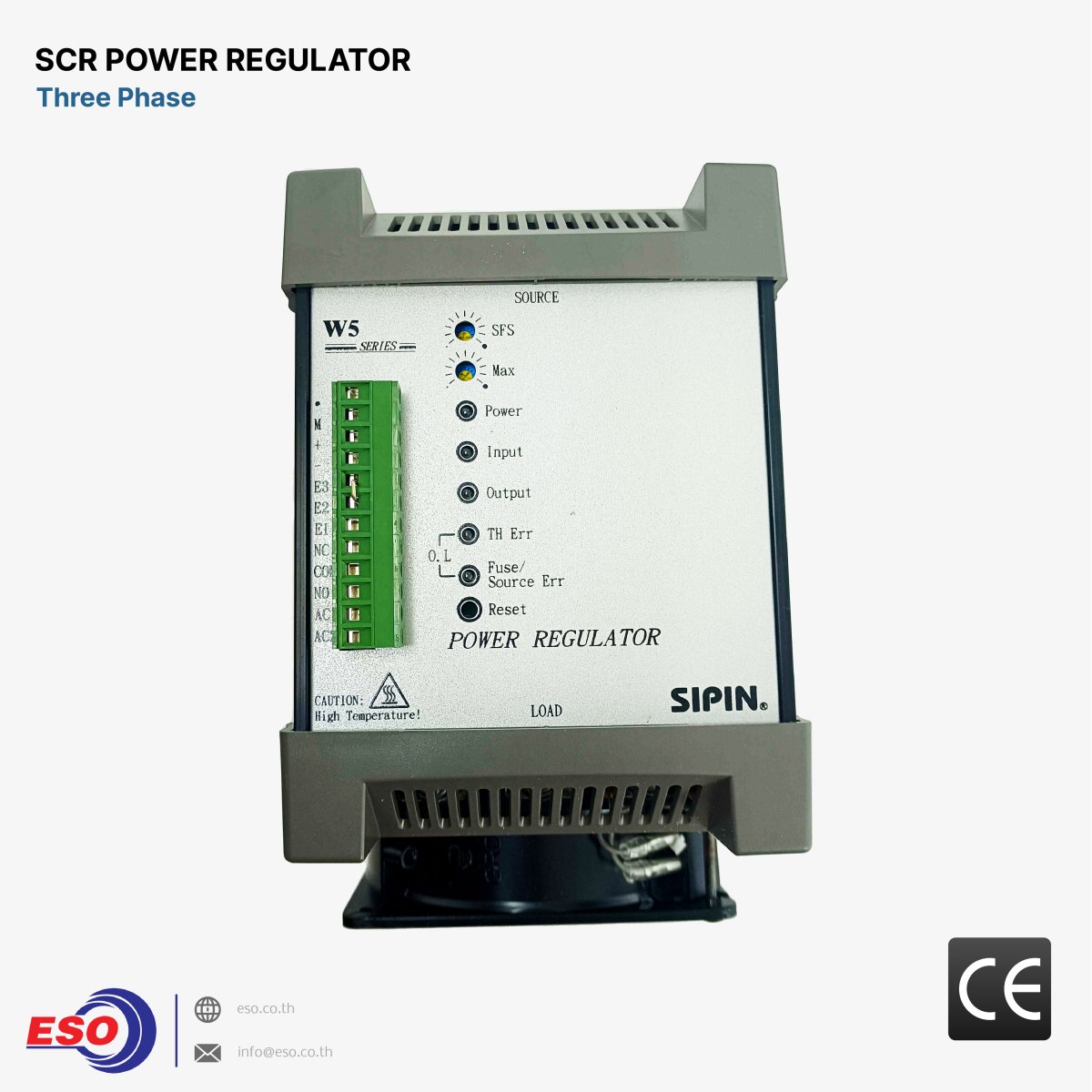 3 Phase SCR Power Regulator, W5 Series , SIPIN - eso