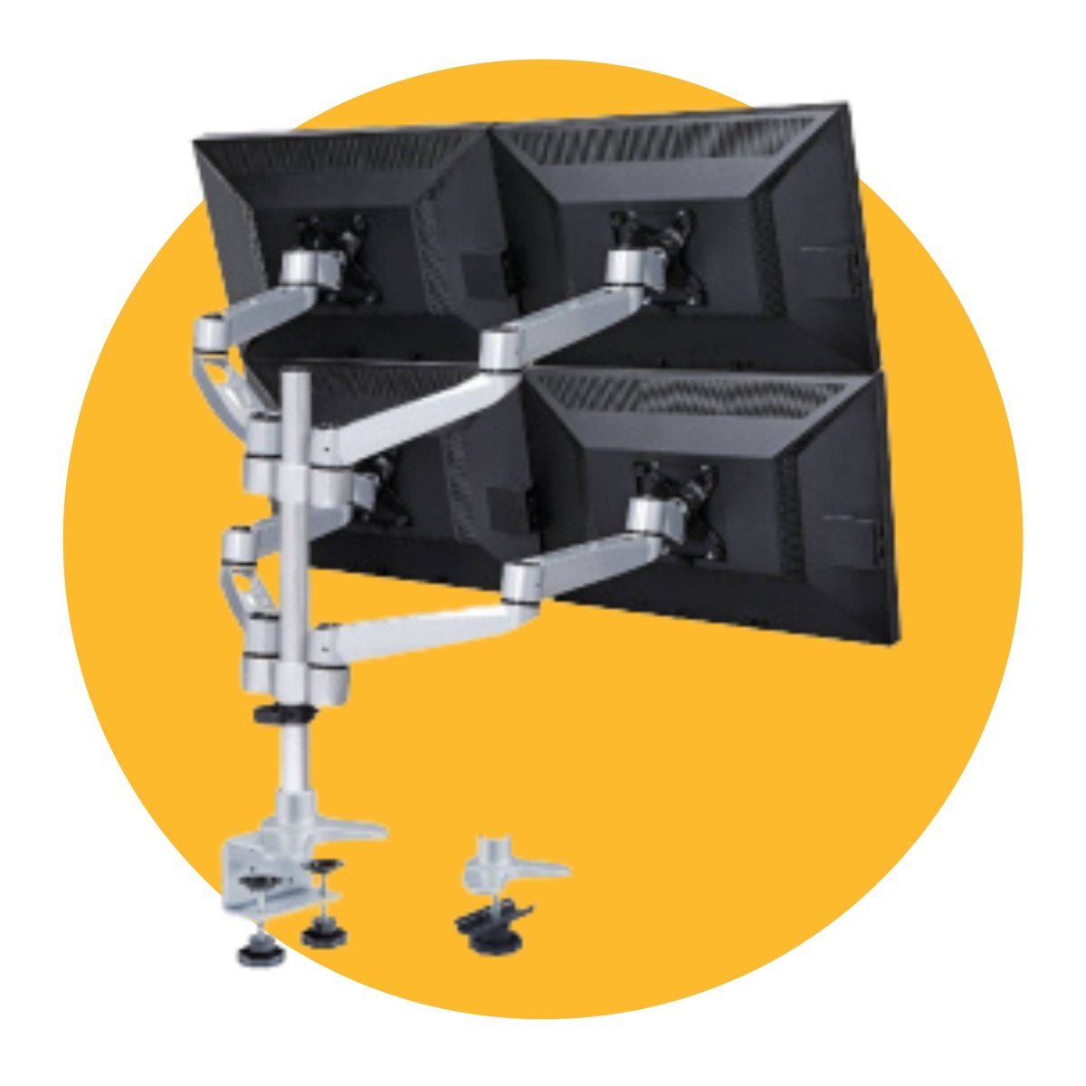 Diamond Serials 4 Monitor Dual Swivel Arm Bigkidinoffice diamond-serials-4-monitor-dual-swivel-arm-bigkidinoffice