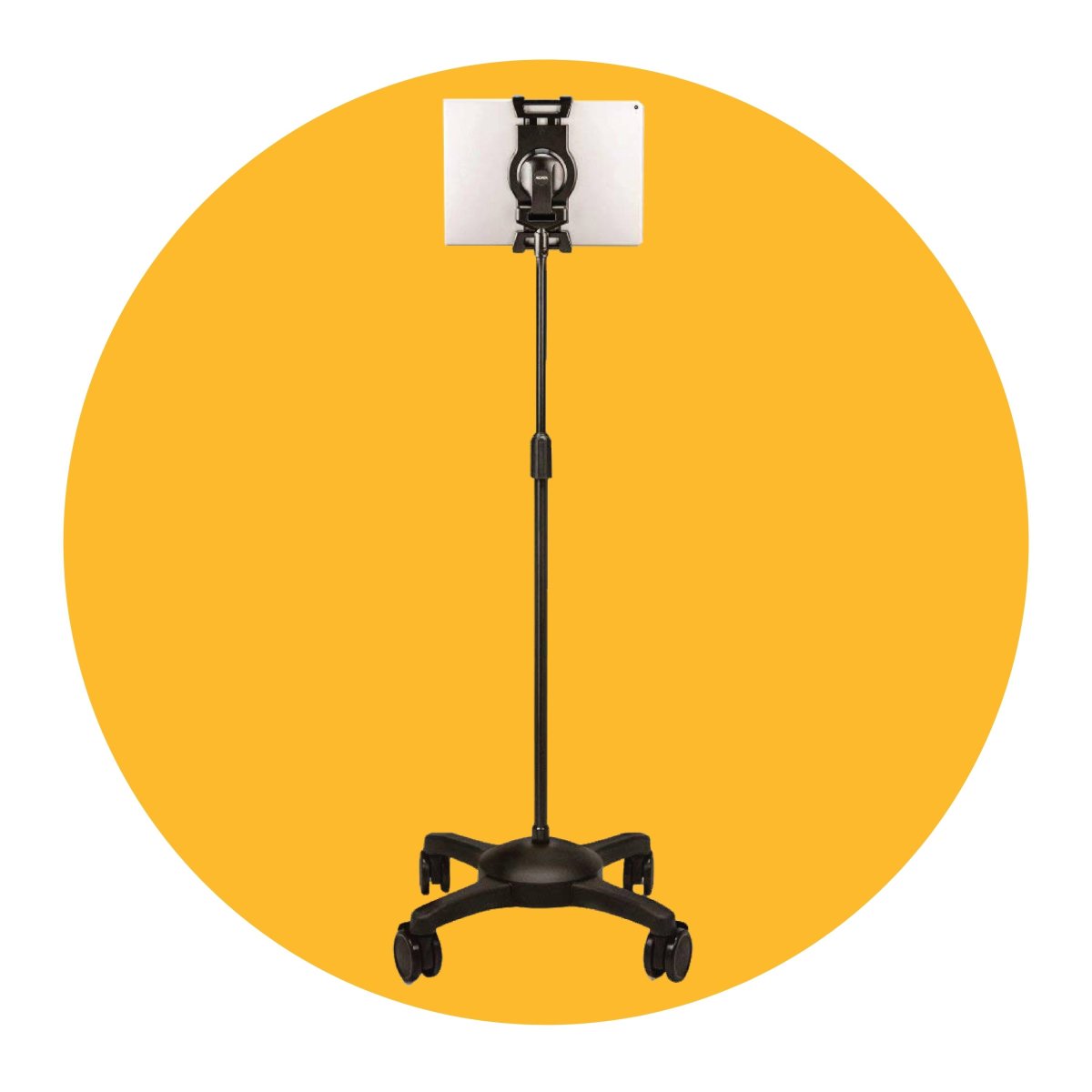 US-5123RB Universal Tablet Rolling Floor Stand (AIDATA) - bigkidinoffice