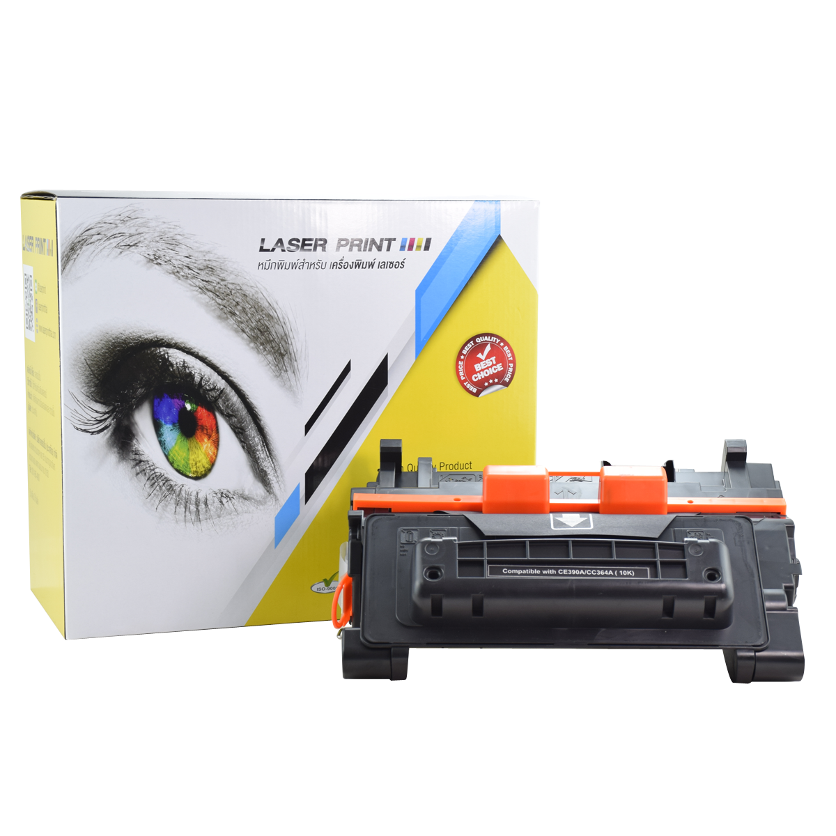 HP CE390A (90A) 10k Laserprint ดำ - laserprintthai