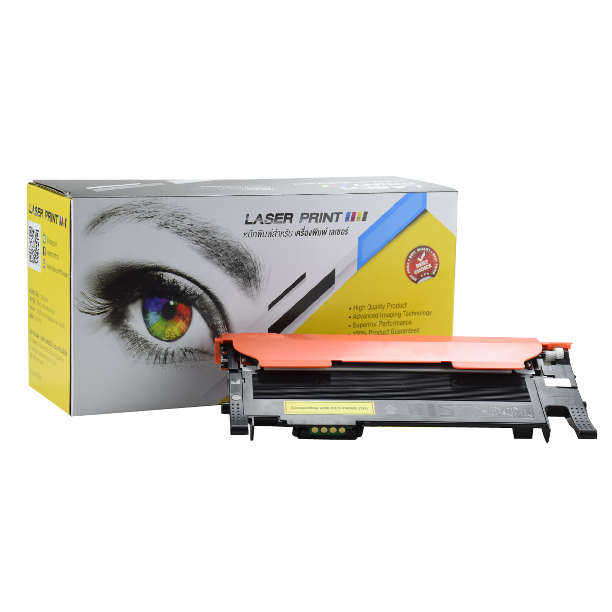 CLT-Y406S (1k) Laserprint Samsung Yellow - laserprintthai