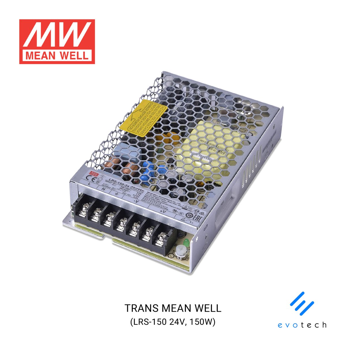 Power Supplies Mean Well 150W - evotech