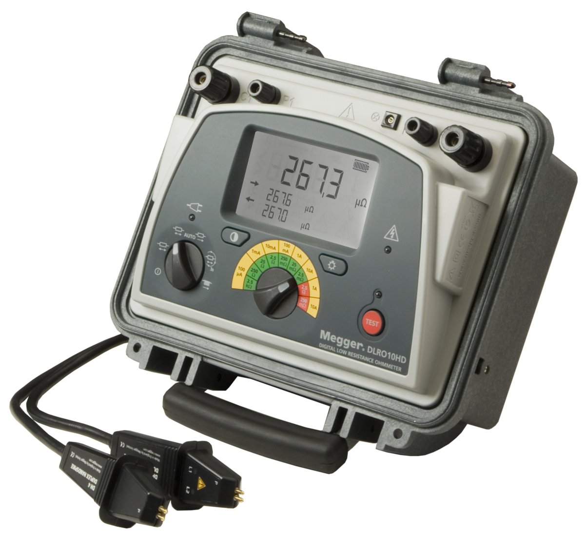 DLRO10HD and DLRO10HDX DUAL POWER 10 A MICRO-OHMMETER WITH RESULTS ...