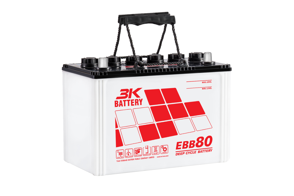 Battery Deep Cycle 3K EBB80 12V 80Ah Rungseng