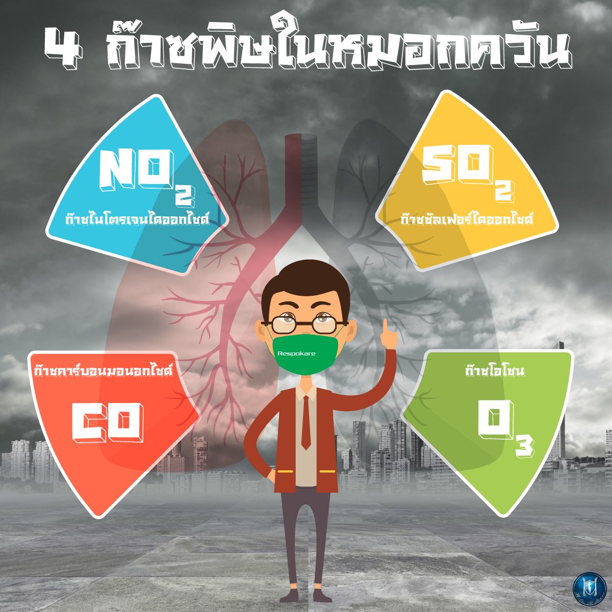 4 Principle Toxic Gas in AIr-Pollution - Holismedicare