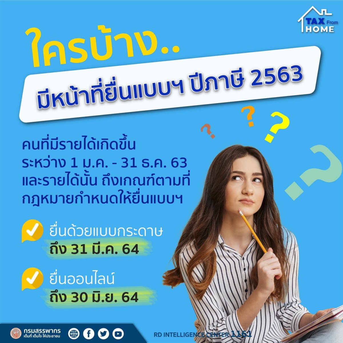 ใครบ้างมีหน้าที่ยื่นแบบฯ ปีภาษี 2563 - nasnpptk