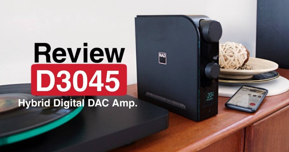 NAD D 3045 Hybrid Digital DAC Amplifier - conice