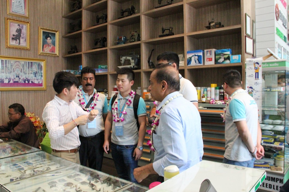 ตัวแทน JACK อินเดีย เข้าเยี่ยม TCM Sewing Machine - tcmsewing