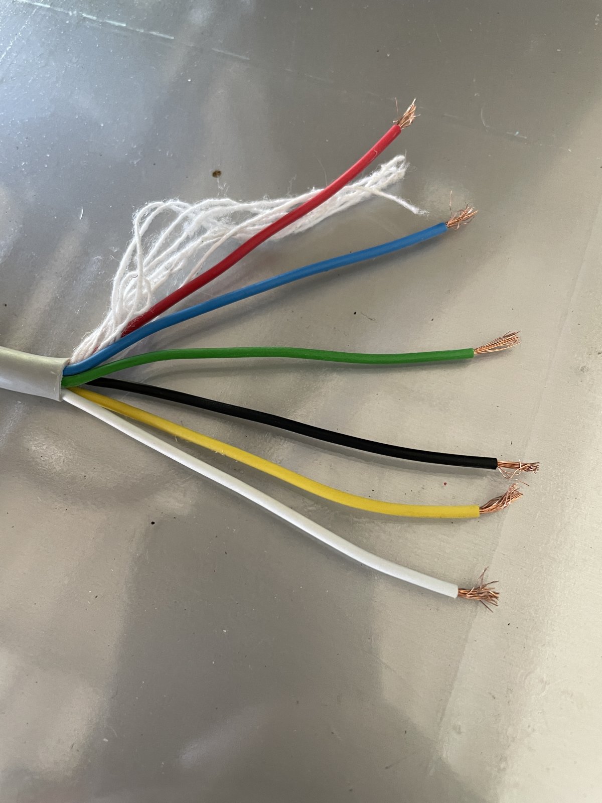 สายไฟ 6 เส้น ขนาด 0.3 SQ.mm. Multicore Cable (No Shield) - basic-robot