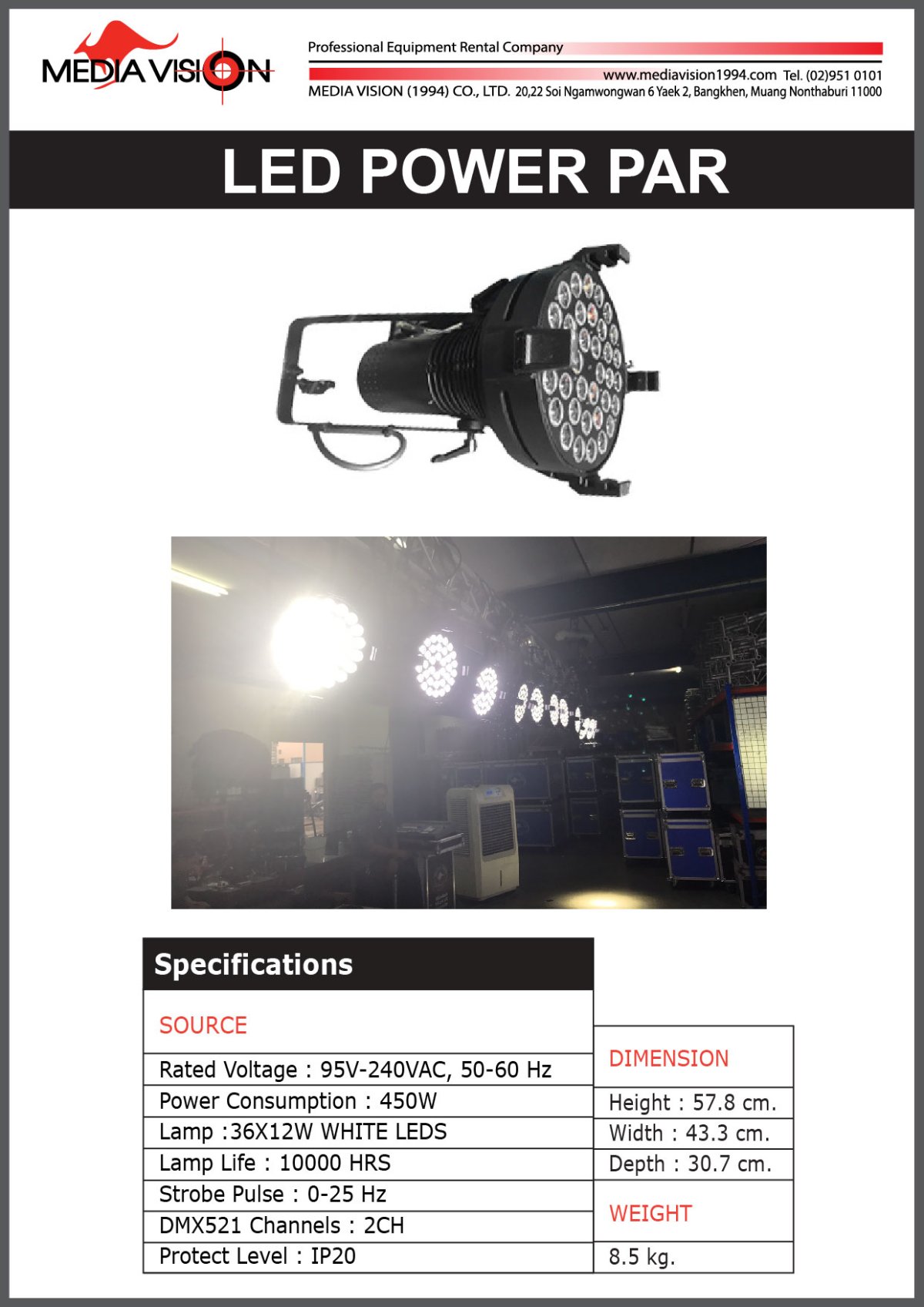 LED POWER PAR - mediavision1994