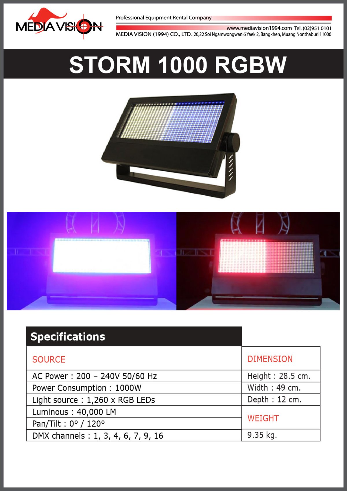 STORM 1000 RGBW - mediavision1994