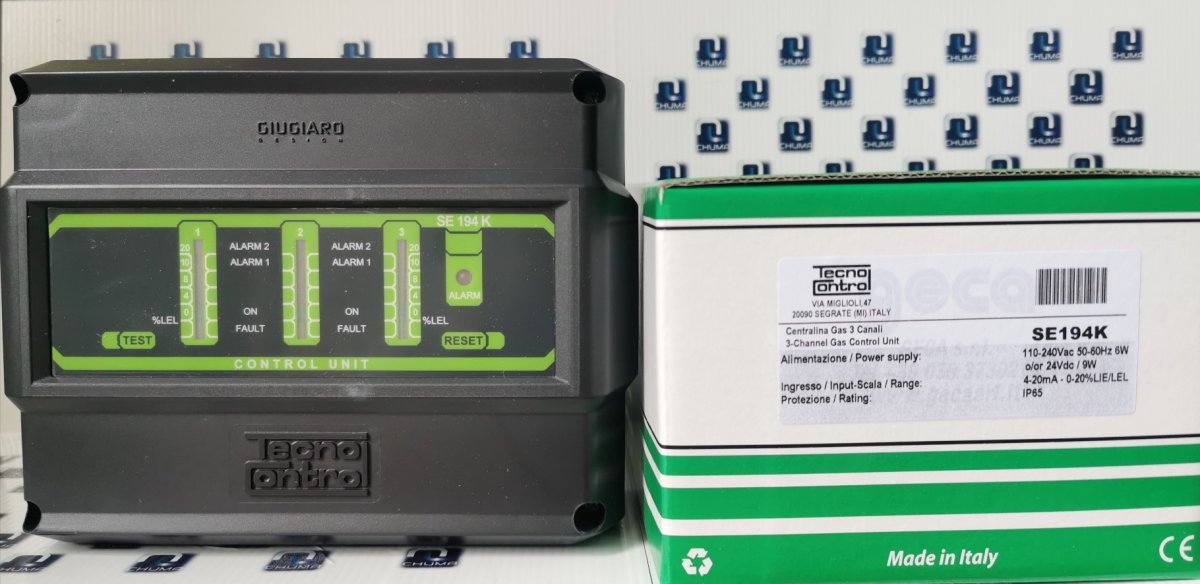 Techno Control, 3 Channel Gas Control Unit, SE194K - chumathailand