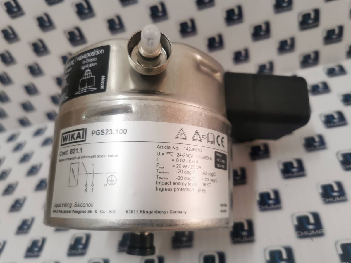 Wika, pressure gauges, PGS23.100/160 - chumathailand