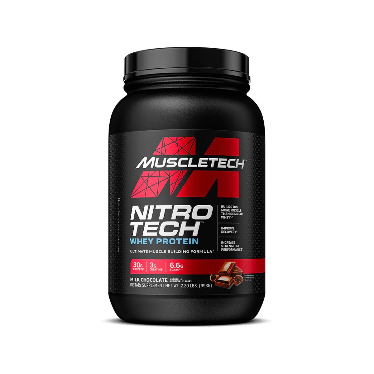 MUSCLETECH NITRO-TECH Whey Isolate+ 2 Lbs. - topfitprotein