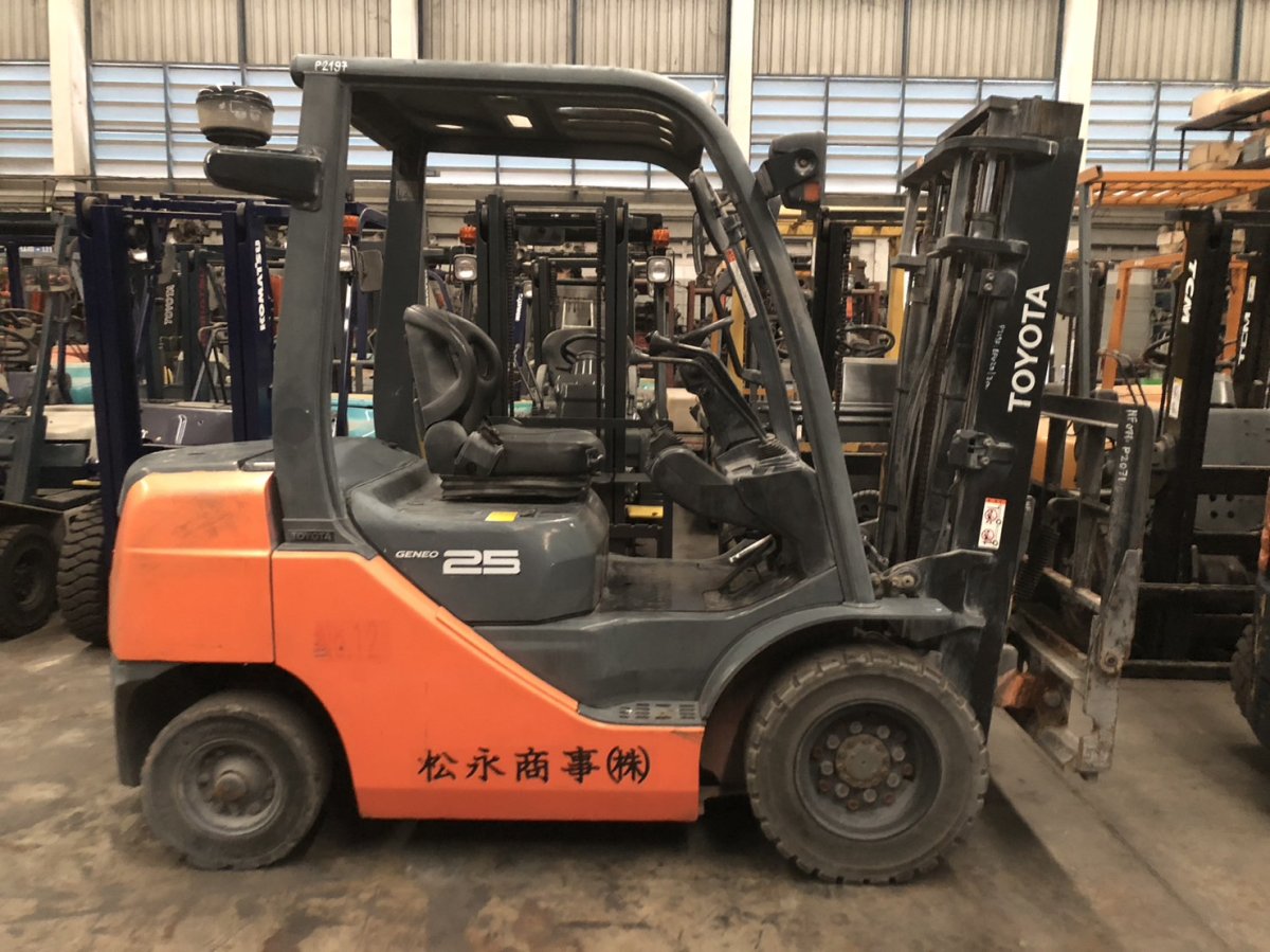 TOYOTA FORKLIFT / 8FG25 / 3.0m hinged forks - tcpsupply