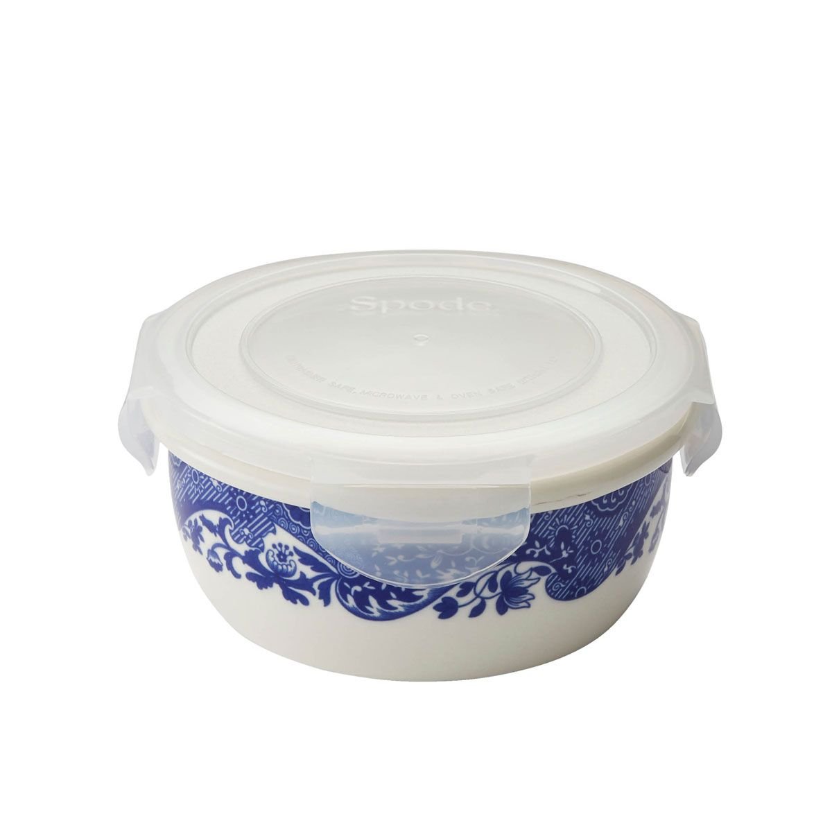 Spode Blue Italian Round Sealable Storage Container - Medium ...