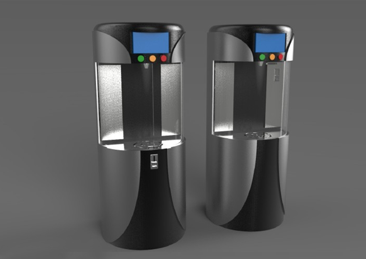 "Kiwami" Mineral Water Vending Machine Design - stickybomb