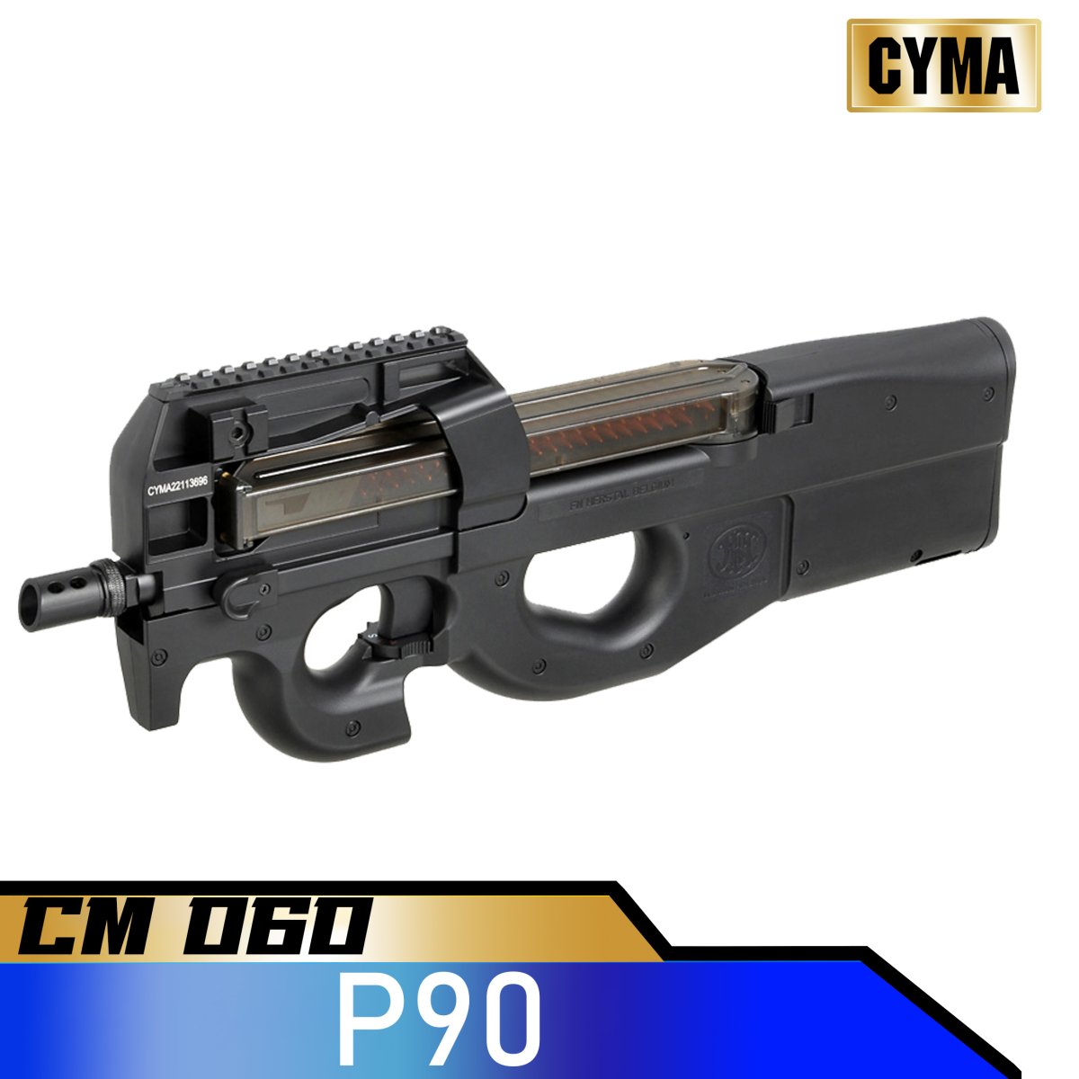 FN Herstal Licensed P90 CYMA CM060 - bbgunzone