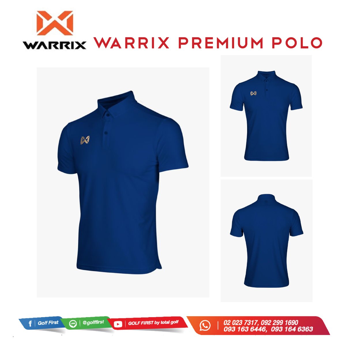 Warrix Premium Polo - golffirst-shop