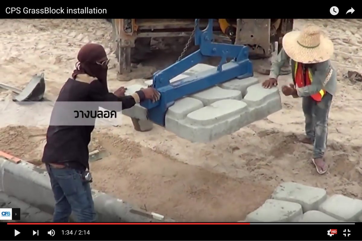 CPS GrassBlock Installation - Ccp-pavingstone