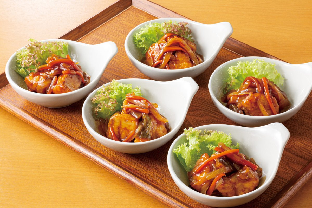 Frozen Fried Saithe with Amazu sauce - kgsf