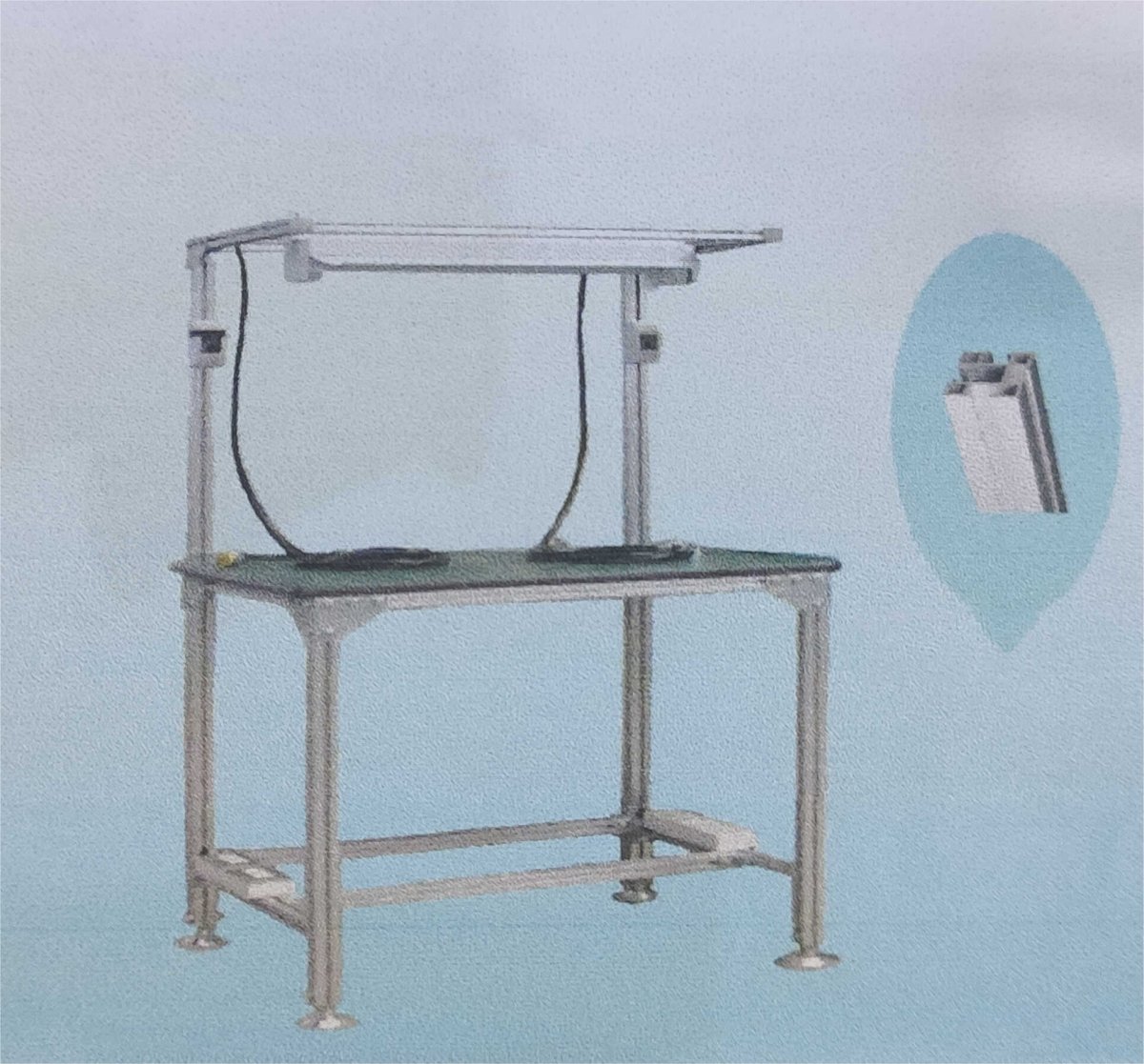 AL Frame Working Table - iom-solutions