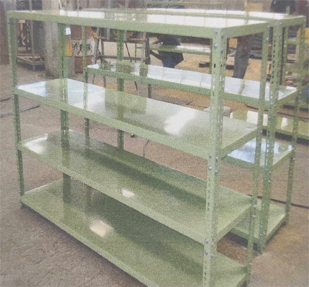 Steel Shelf 4 Shelves - iom-solutions
