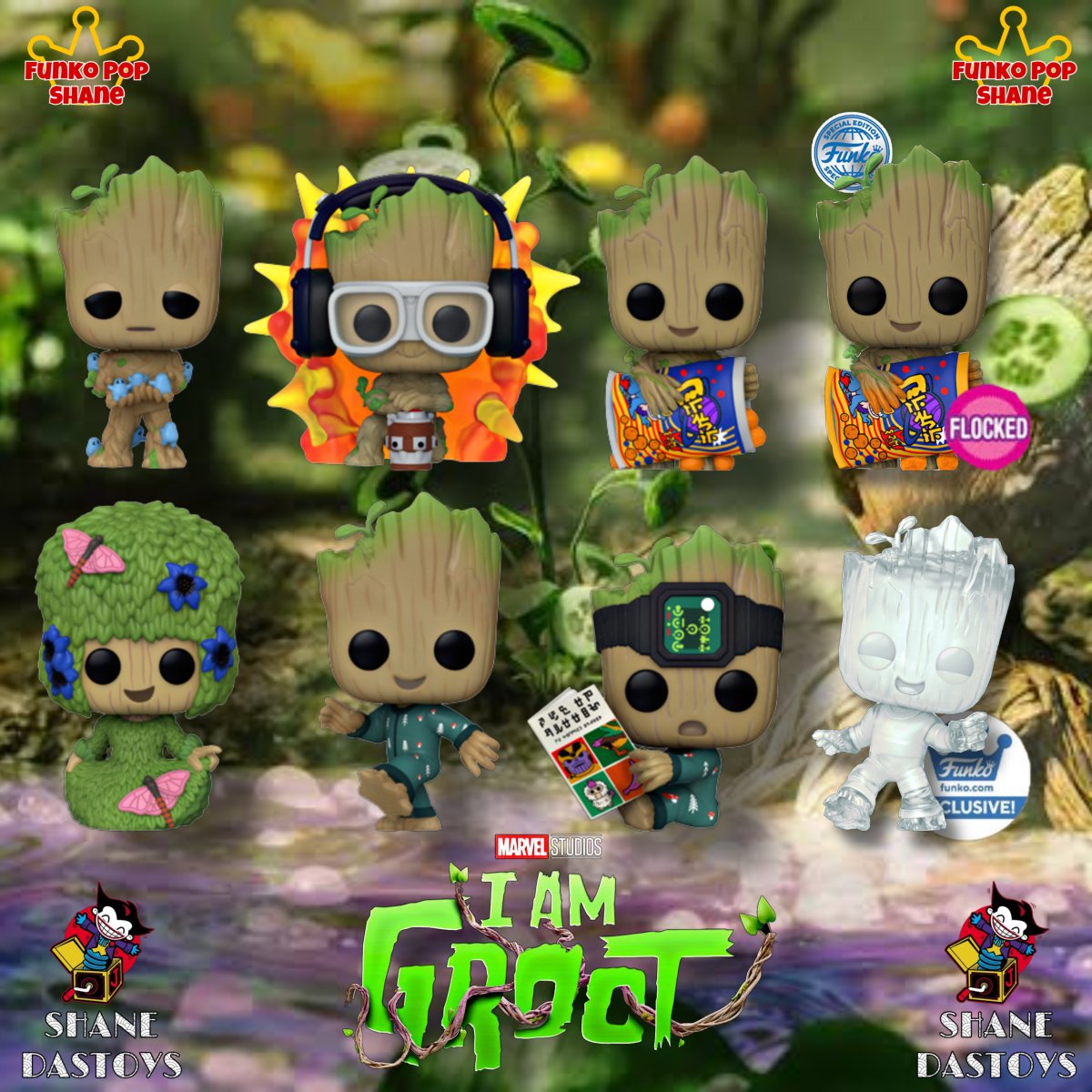 Funko Pop Marvel I Am Groot Shanedastoys