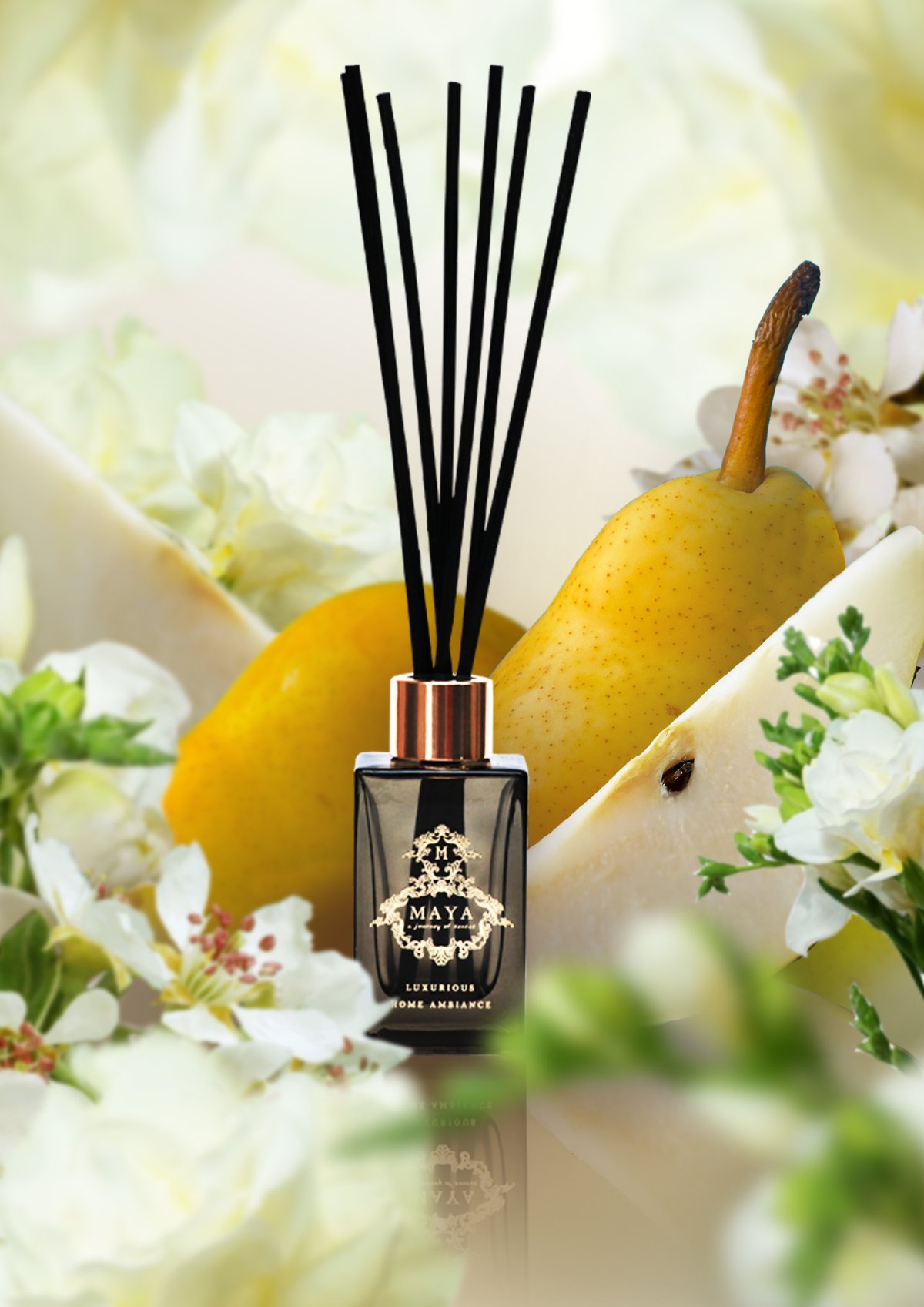 PEAR & FREESIA REED DIFFUSER - mayashoponline